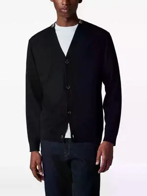 Paul Smith Stripe-detail Cardigan - Blue