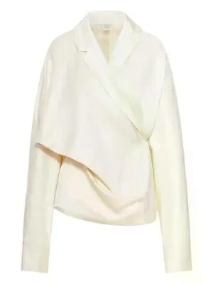 TOTEME Asymmetric Wrap Shirt