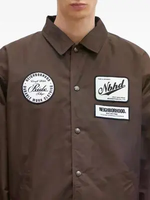 NEIGHBORHOOD Logo-patch Shirt Jacket