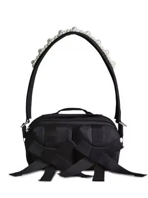 Simone Rocha Beaded Cross Body Bag With Bow Detailing