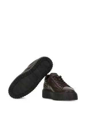Hogan H-stripes Low-top Sneakers - Brown