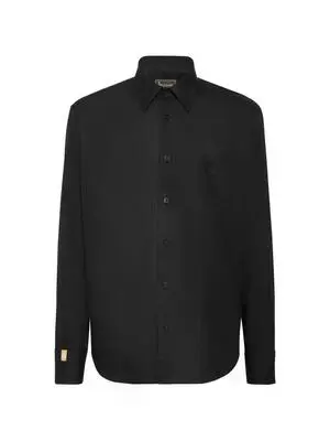 BILLIONAIRE Logo-embroidered Shirt - Black