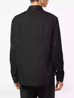 BILLIONAIRE Logo-embroidered Shirt - Black