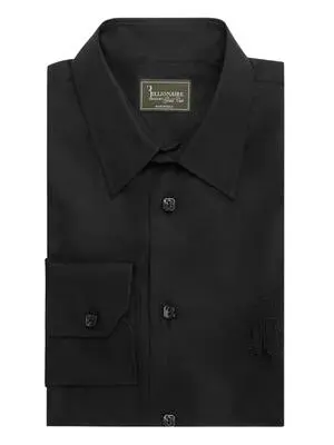 BILLIONAIRE Logo-embroidered Shirt - Black