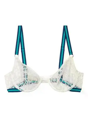 Fleur Du Mal Match Point Bra - White