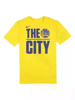 Nike Nba Golden State Warriors The City T-shirt - Yellow
