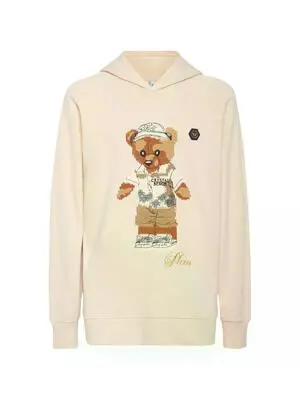 Philipp Plein Teddy Bear-motif Hoodie - Neutrals