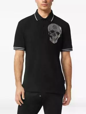 Philipp Plein Crystal-embellished Polo Shirt