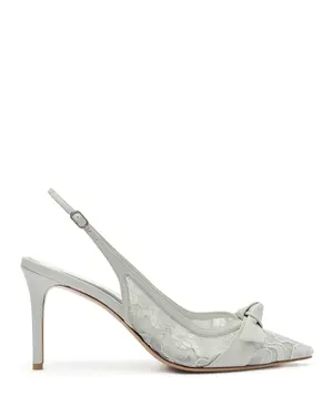 ALEXANDRE BIRMAN Clarita Classic Slingback 85 Pumps - Ice