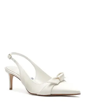 ALEXANDRE BIRMAN Clarita Classic Slingback 60 Pumps - Bianco