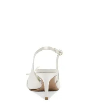 ALEXANDRE BIRMAN Clarita Classic Slingback 60 Pumps - Bianco
