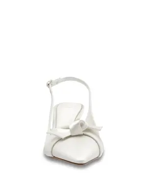 ALEXANDRE BIRMAN Clarita Classic Slingback 60 Pumps - Bianco
