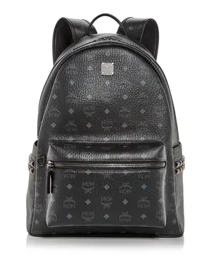 Mcm Stark Visetos Backpack - Black