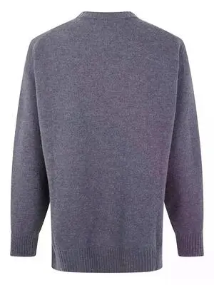 JIL SANDER Wool Crewneck Jumper - Grey