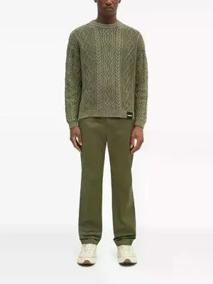NEIGHBORHOOD Cable-knit Diamond-pattern Jumper
