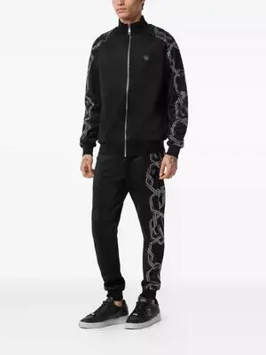 Philipp Plein Chain-embellished Track Jacket