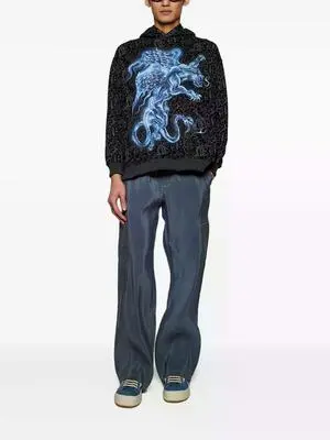 CASELLA MEYER Steel Silk Cargo Trousers