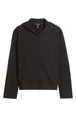 Eileen Fisher Organic Cotton Zip-up Hoodie