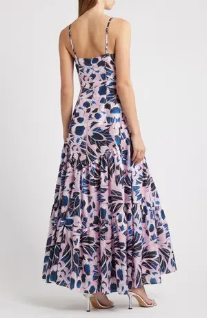 HUTCH Floral Tiered Gown