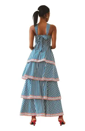 EDDY Emma Maxi Dress - Blue