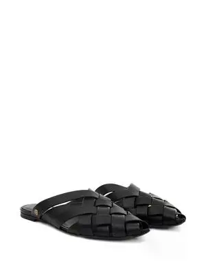 ANINE BING Flat Mules - Black