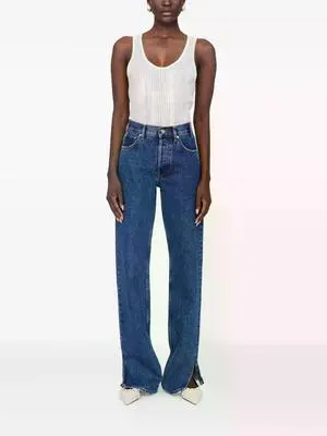 ANINE BING Roy High-waist Jeans - Blue