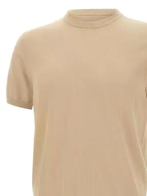 DIKTAT Short-sleeve Ribbed Sweater