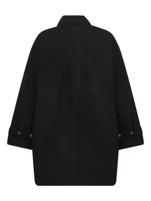 TOTEME Organic Cotton Coat - Black