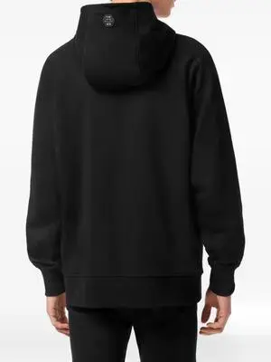 Philipp Plein Rhinestone-embellished Hoodie - Black