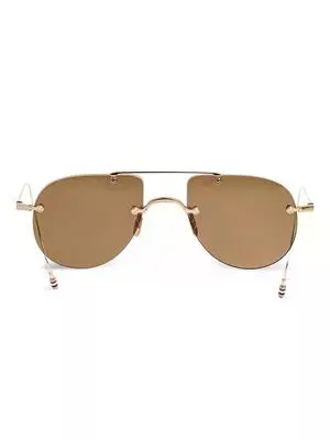 Thom Browne Geometric Frame Sunglasses - Pink