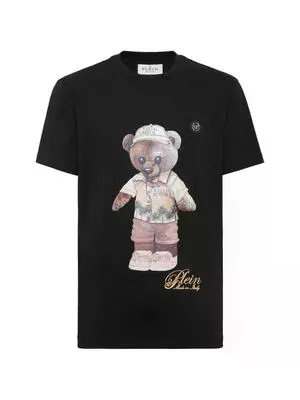 Philipp Plein Round Neck T-shirt Teddy Beach