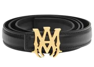 Amiri Ma Belt - Black/gold