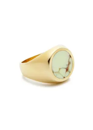 LEGIER Stone-embellished Signet Ring