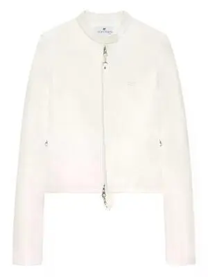 COURREGES City Zip-front Cropped Jacket