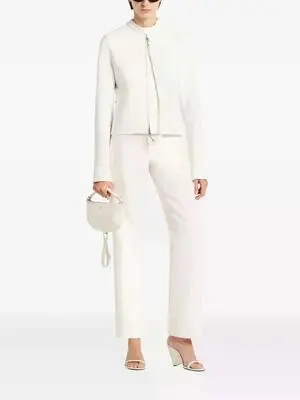 COURREGES City Zip-front Cropped Jacket