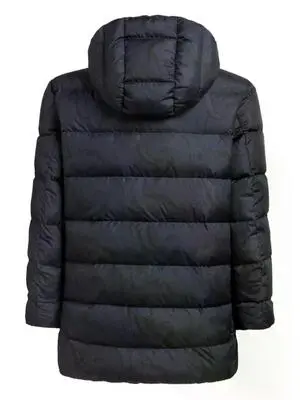 Etro Quilted Hooded Puffer Jacket - Black