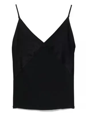 FORTE_FORTE Satin-finish Top - Black