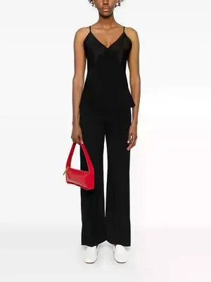 FORTE_FORTE Satin-finish Top - Black