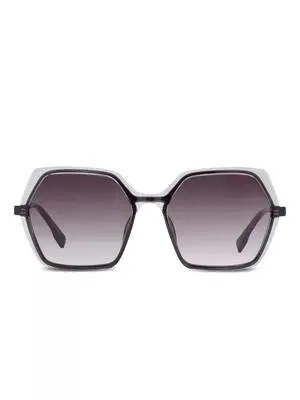 Karl Lagerfeld Geometric-frame Sunglasses - Grey