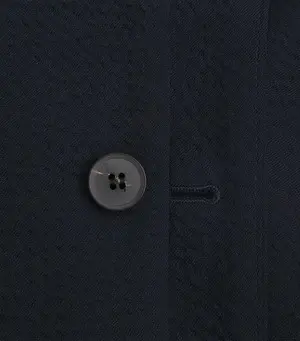 Sunspel Stretch-wool Seersucker Jacket - Navy