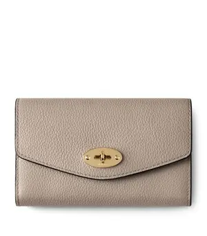 Mulberry Medium Leather Folded Darley Wallet - Neutral