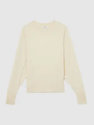 REISS Wool-blend Batwing Jumper With Cashmere