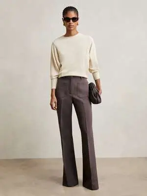 REISS Wool-blend Batwing Jumper With Cashmere