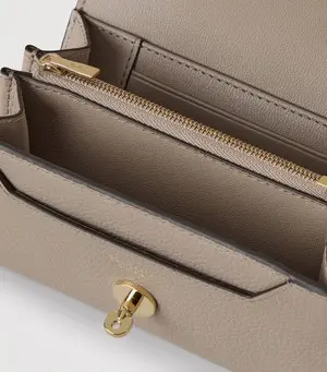Mulberry Medium Leather Folded Darley Wallet - Neutral