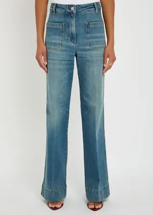 Victoria Beckham Alina Flared-leg Jeans