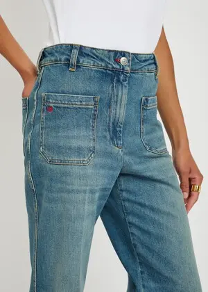 Victoria Beckham Alina Flared-leg Jeans
