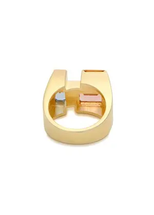 LEGIER Rainbow Baguette Ring