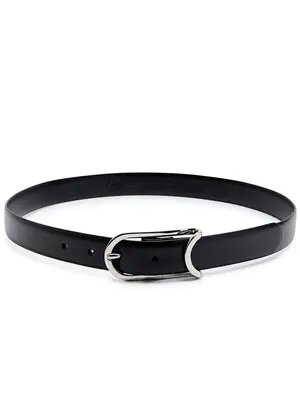 ANDERSONS BELTS Leather Belt - Black