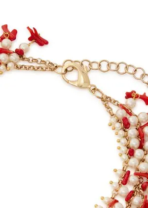Rosantica Beaded Multi-chain Necklace