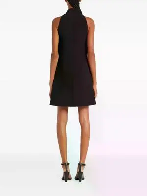 COURREGES High-neck Sleeveless Dress - Black